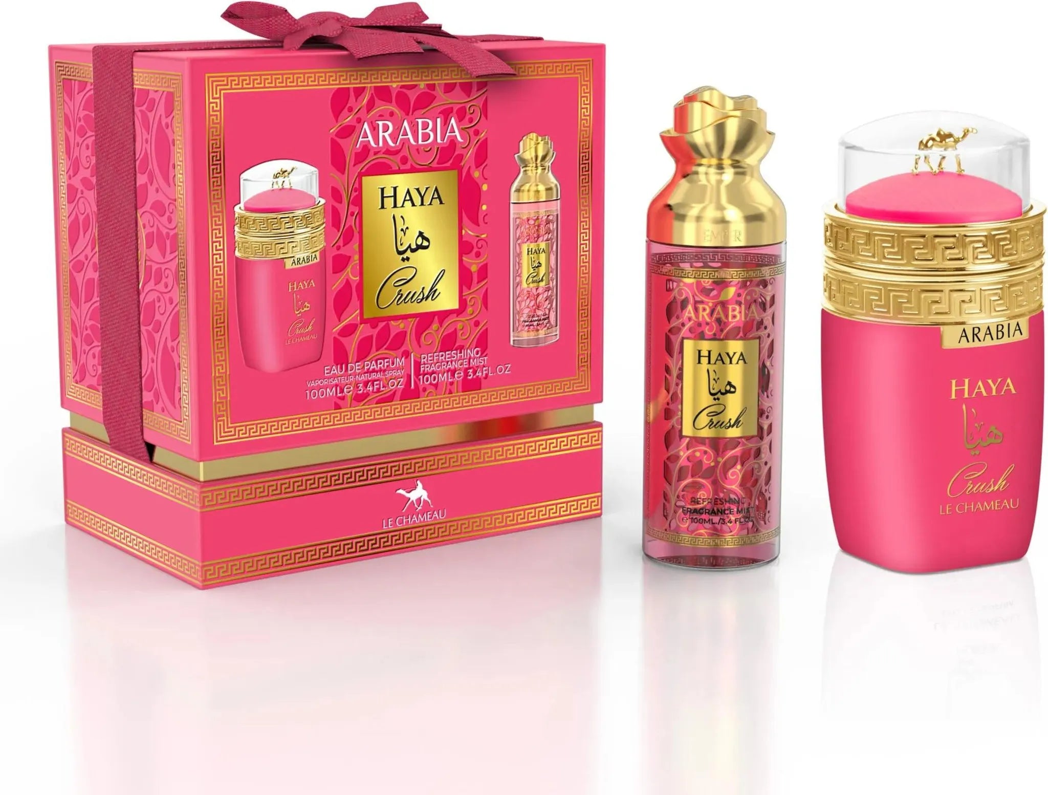 Estuche Perfume Le Chameau Arabia Haya Crush 100 Ml Mujer + 100ml Body ...