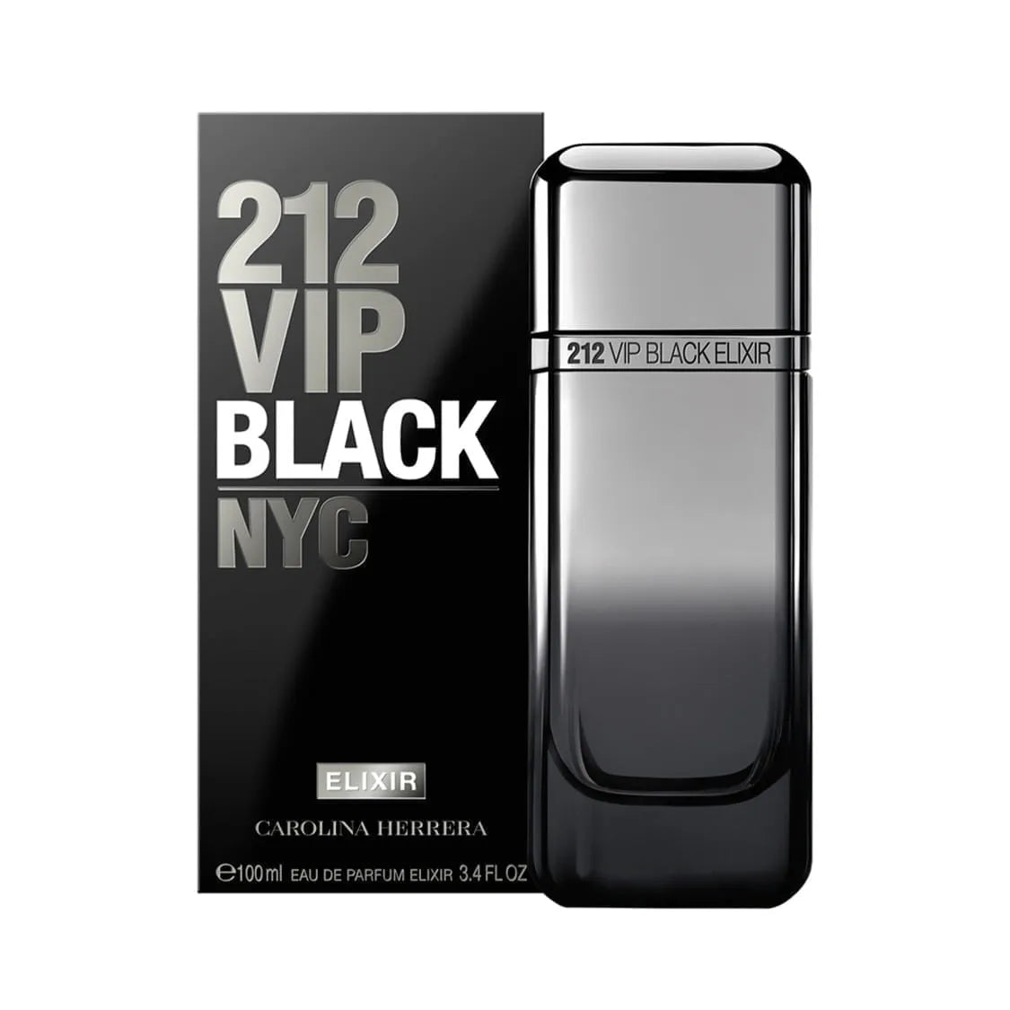 Perfume Carolina Herrera 212 Vip Black Nyc Elixir 100 Ml Hombre - Nuevo ...